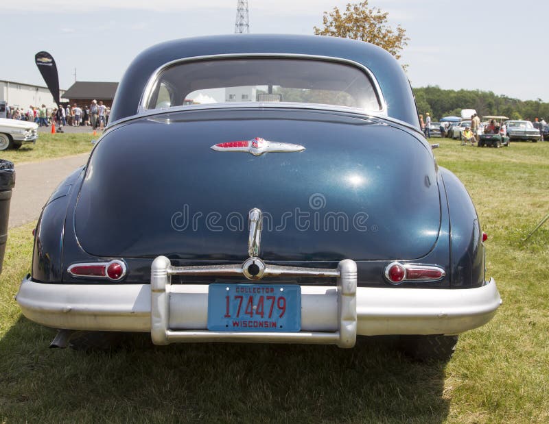 1947 Black Buick Eight Car Rear View Editorial Stock Image - Image of ...
