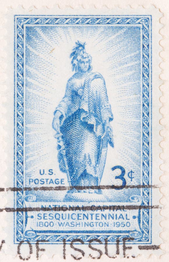 1950 Stamp National Capital Sesquicentennial Editorial Photography ...