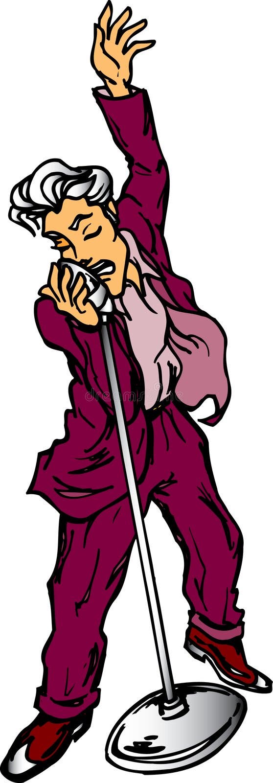 Dance Singer Stock Illustrations – 5,983 Dance Singer Stock ...