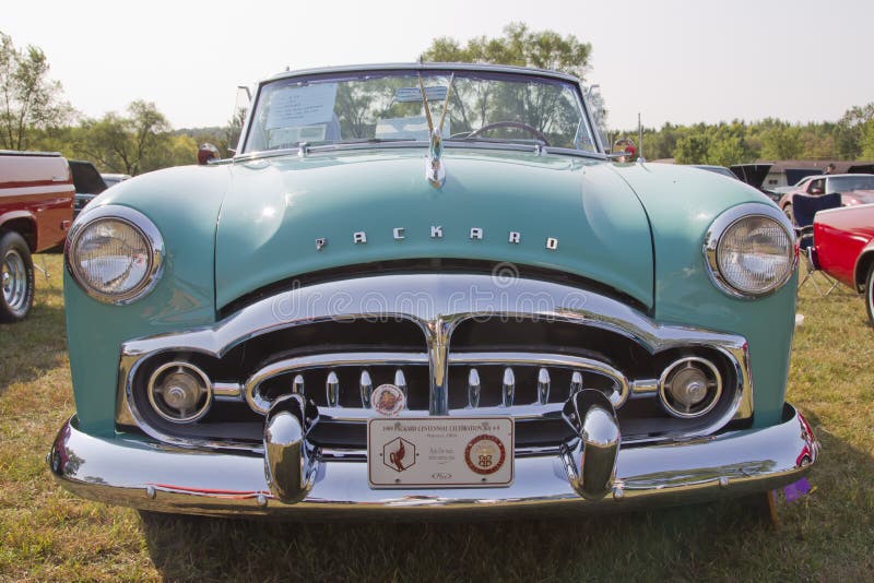 1951 Packard Convertible Front View Editorial Image - Image of ...