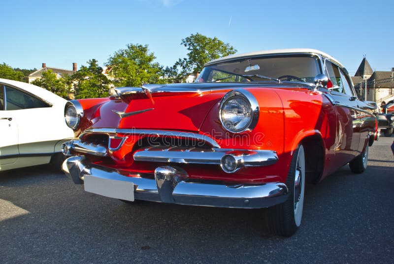 1956 Dodge Royal Lancer-Two-tone Red & Black Editorial Stock Photo ...