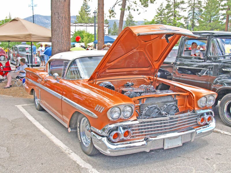 1958 Chevrolet Sedan editorial photo. Image of race, copper - 28534996