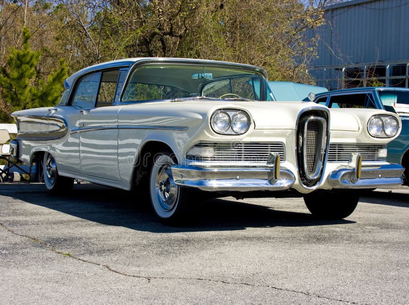 1958 Ford Edsel stock image. Image of vintage, cylinder - 5434285