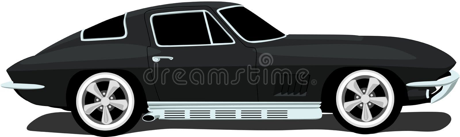 Corvette Cartoon Stock Illustrations – 143 Corvette Cartoon Stock ...