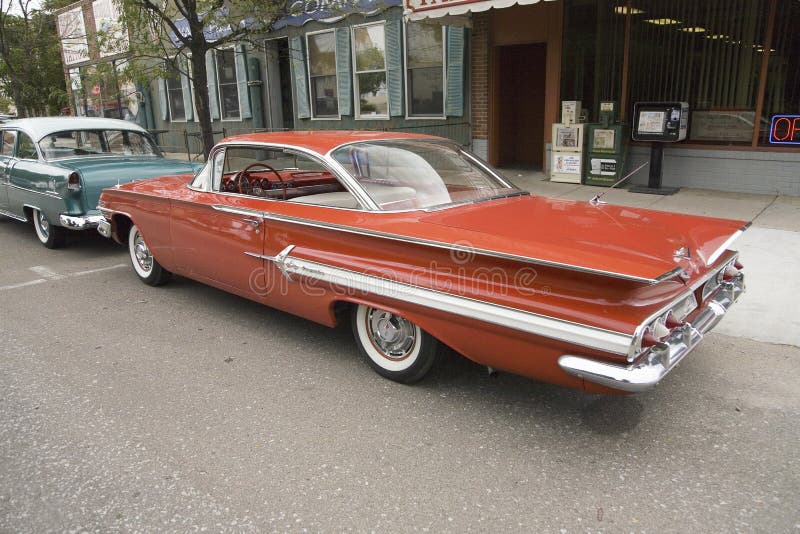 1961 Restored Red Chevy Impala Editorial Photography - Image of sedan ...