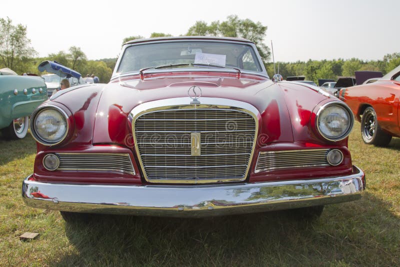 1964 Studebaker GT Hawk Front Low View Editorial Photography - Image of ...