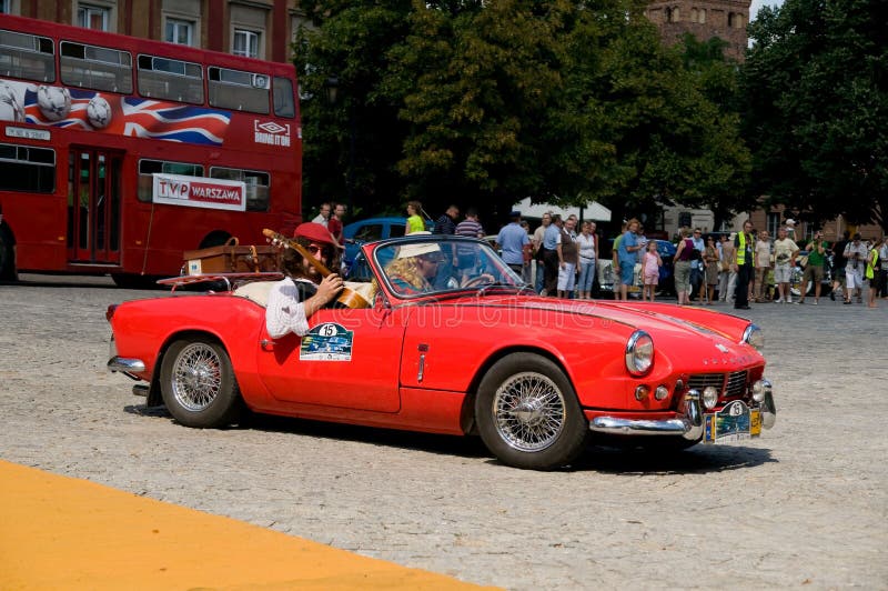1964 Triumph Spitfire editorial photo. Image of city, competition - 7563826