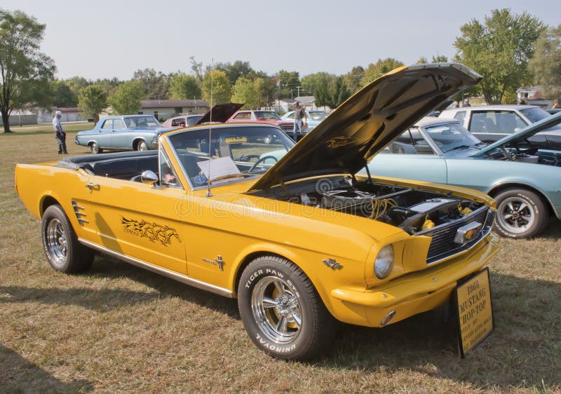 1966 Ford Mustang Chop Top Side View Editorial Photo - Image of mustang ...