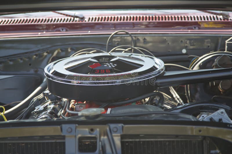 1967 Chevrolet Chevelle SS Engine Editorial Stock Image - Image of ...
