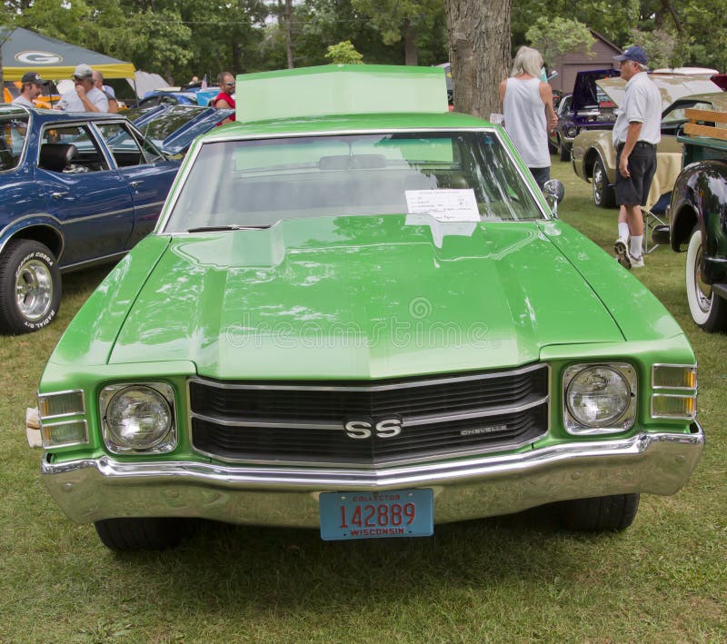 1971 Chevy Chevelle SS Front View Editorial Stock Photo - Image of ...