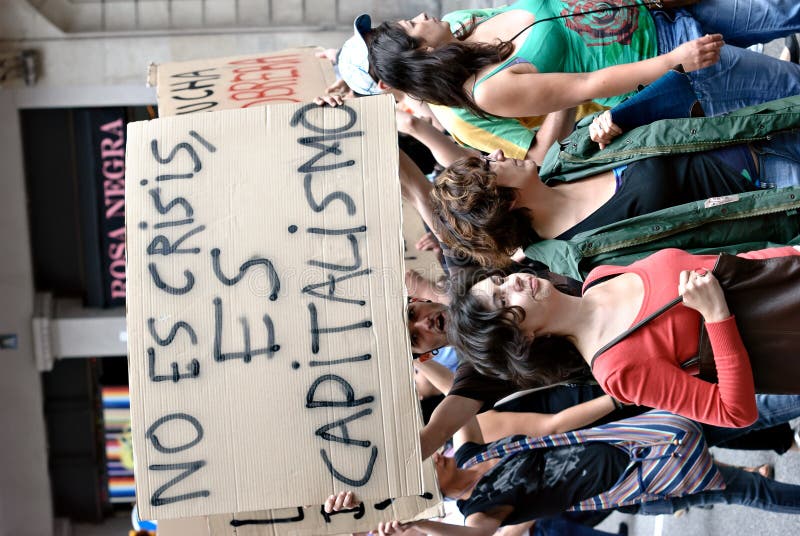 19J - Demonstration in Barcelona, Spain Editorial Photography - Image ...