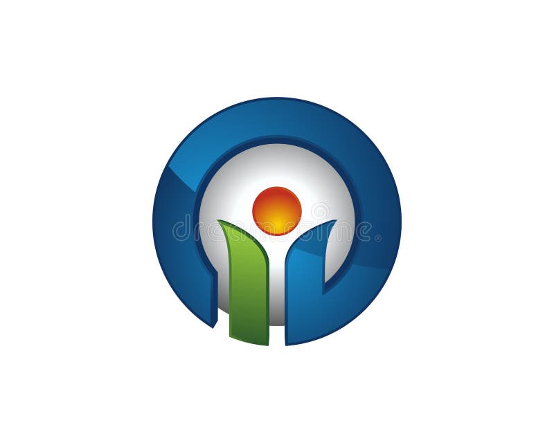 1ig gi green energy logo stock illustration. Illustration of circle ...