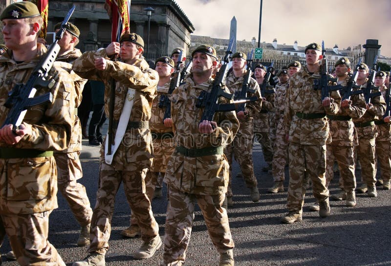 1st battalion Irish Guards editorial photography. Image of combat - 4220657