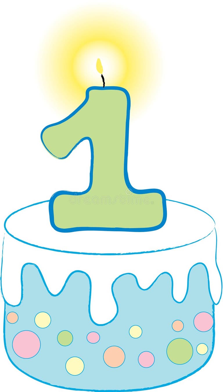 1st Birthday Cake Stock Illustrations – 632 1st Birthday Cake Stock ...