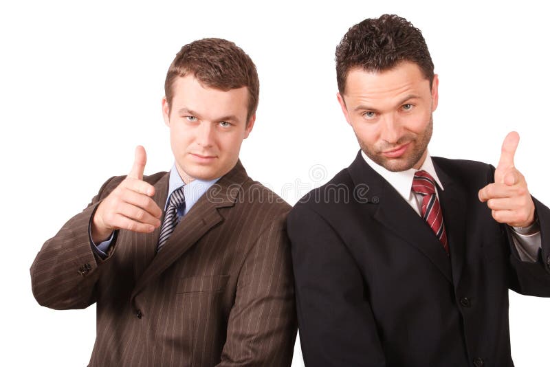 2 Men 1 Woman Business Team 2 - Isolated Stock Image - Image of adults ...