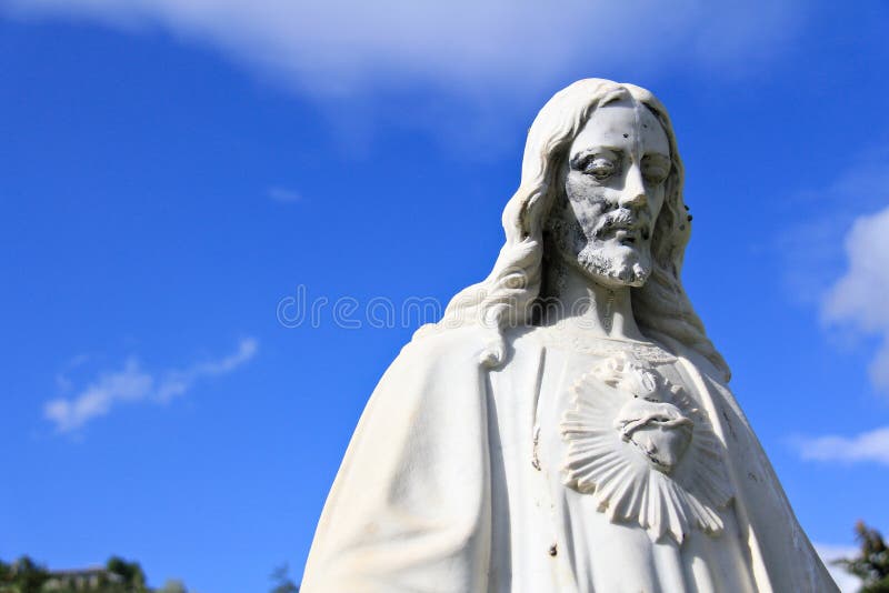 Christ jesus staty redaktionell foto. Bild av krona, klosterbroder ...