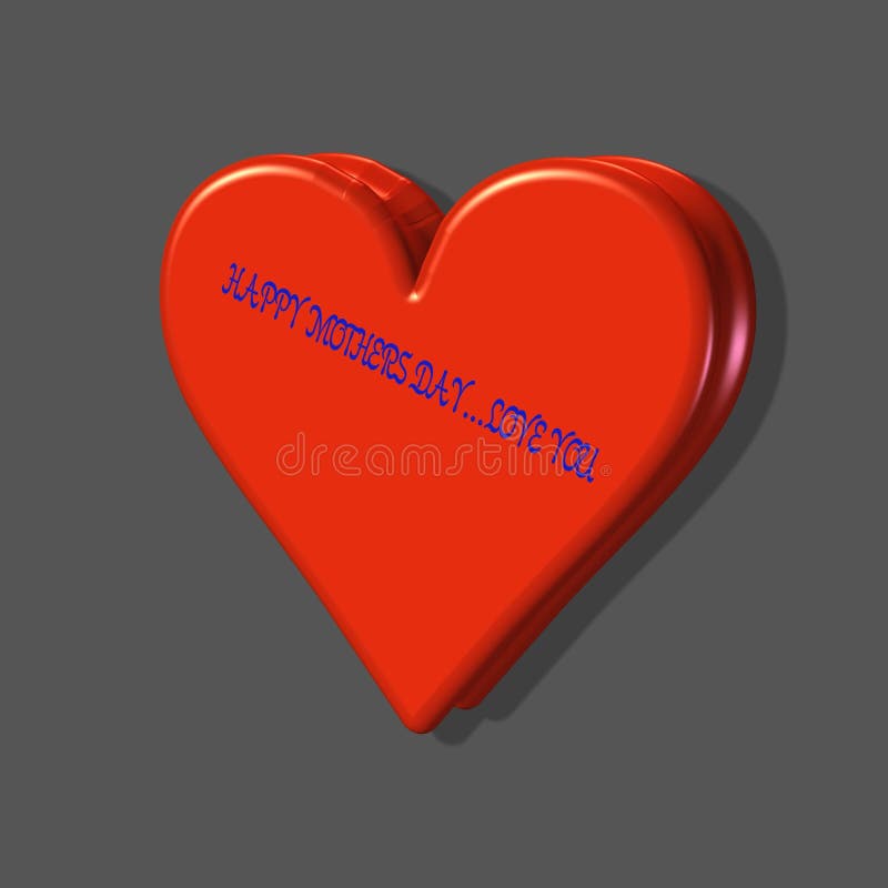 2 hearts joined as 1 stock illustration. Illustration of affection ...