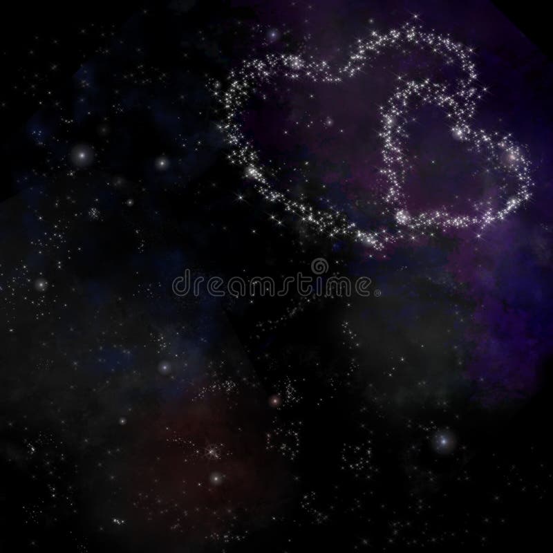 Two enamored stock vector. Illustration of dark, shine - 28647385