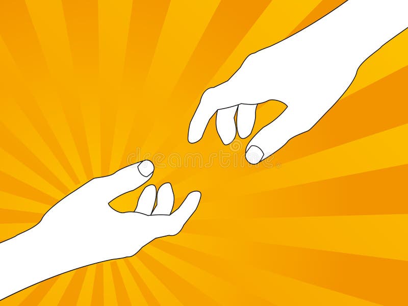 2 mains illustration de vecteur. Illustration du masculin - 4366341