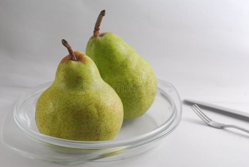 2 pears stock image. Image of micro, yellow, plant, green - 19221525