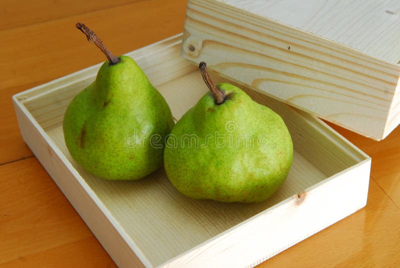 2 pears stock image. Image of closeup, wood, background - 21869275