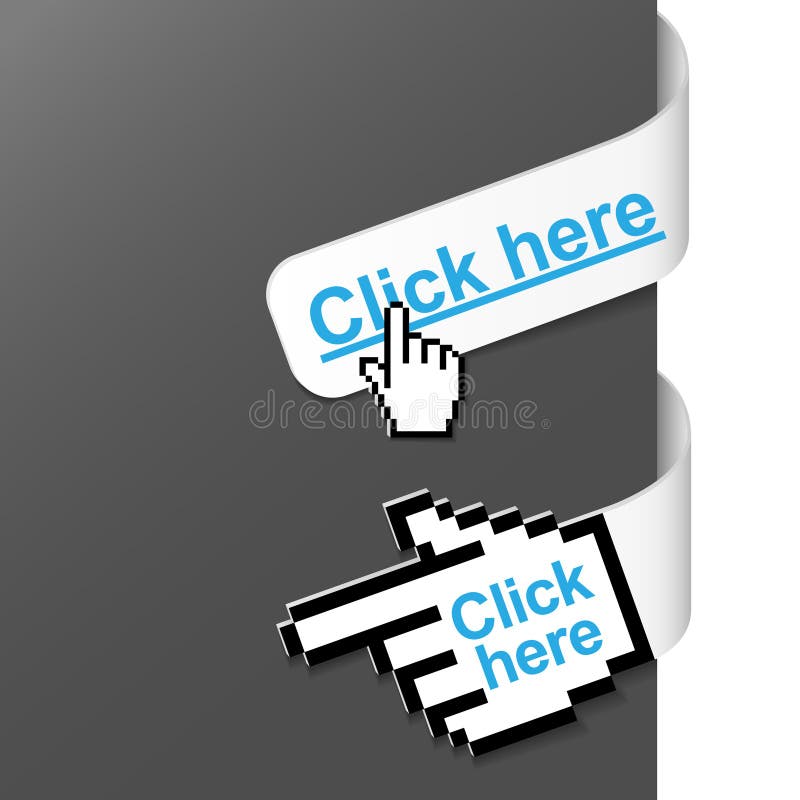 Left and Right Side Signs - Contact Us and Call Us Stock Vector ...