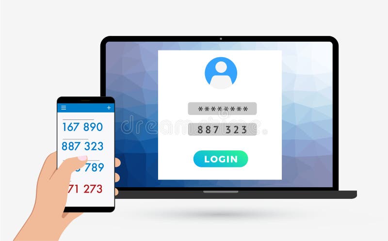Two Factor Authentication Stock Illustrations – 934 Two Factor ...