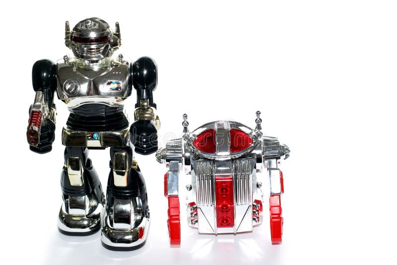 2 Toy Robot Friends Picture. Image: 2117308