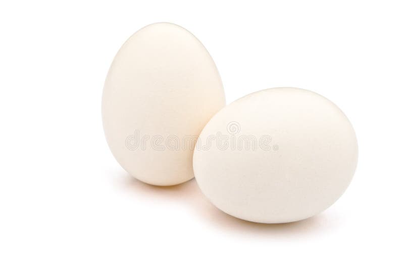 2 uova immagine stock. Immagine di freschezza, chiuso - 24054509