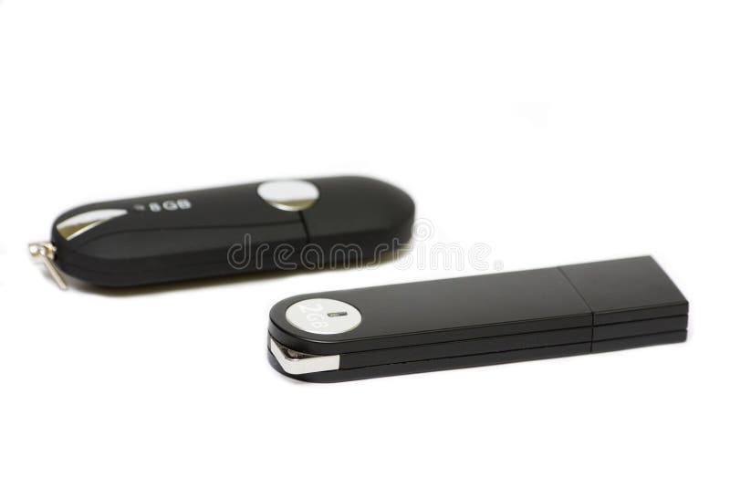 2 Usb pen drives stock photo. Image of file, security - 10870746