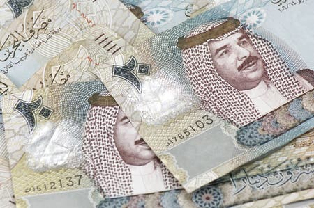 20 Bahraini Dinar Notes stock image. Image of rich, bahrain - 16280129