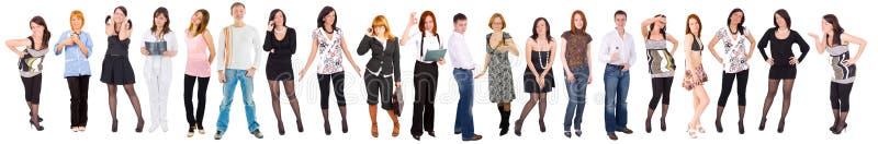 33 people line stock photo. Image of green, female, business - 6252162