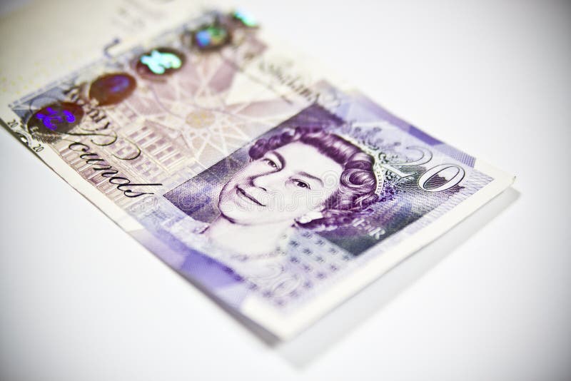 Twenty (20) Pounds Banknotes Editorial Photography - Image of paid ...