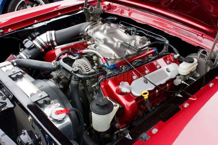 1966 Mustang Engine Compartment Stock Photos - Free & Royalty-Free ...