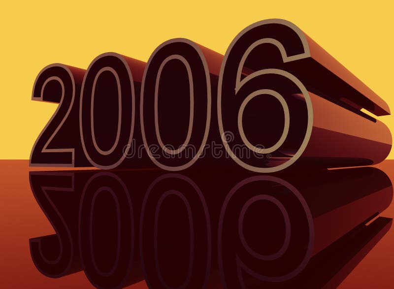 Calendario 2006 stock de ilustración. Ilustración de color - 284799