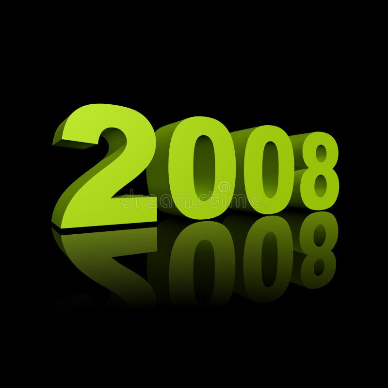 2008 год иллюстрация штока. иллюстрации насчитывающей праздник - 3631049