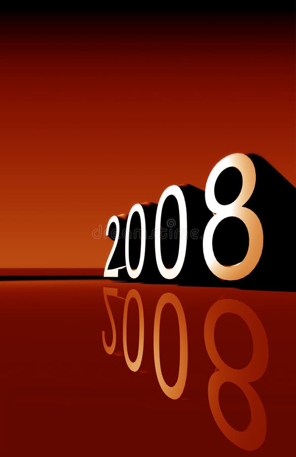 2008 stock illustration. Illustration of idea, light, design - 3805927