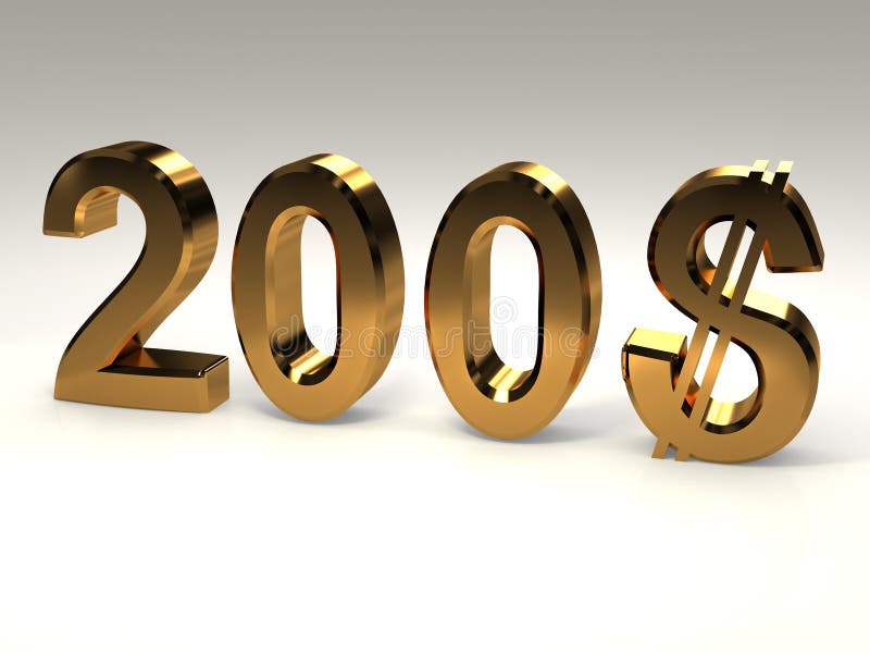 Year 2008 stock illustration. Illustration of 2008, render - 3646749