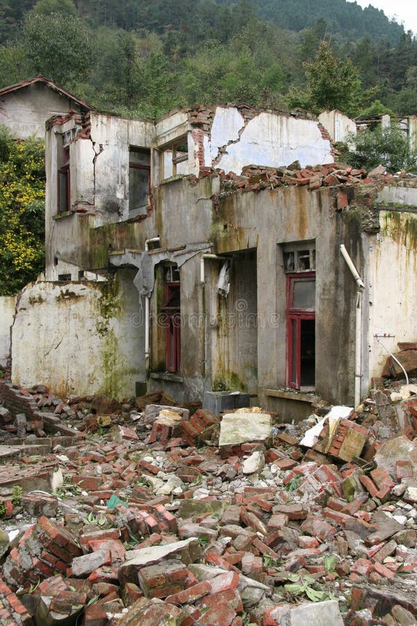 2008 Sichuan earthquake stock photo. Image of disaster - 7158124