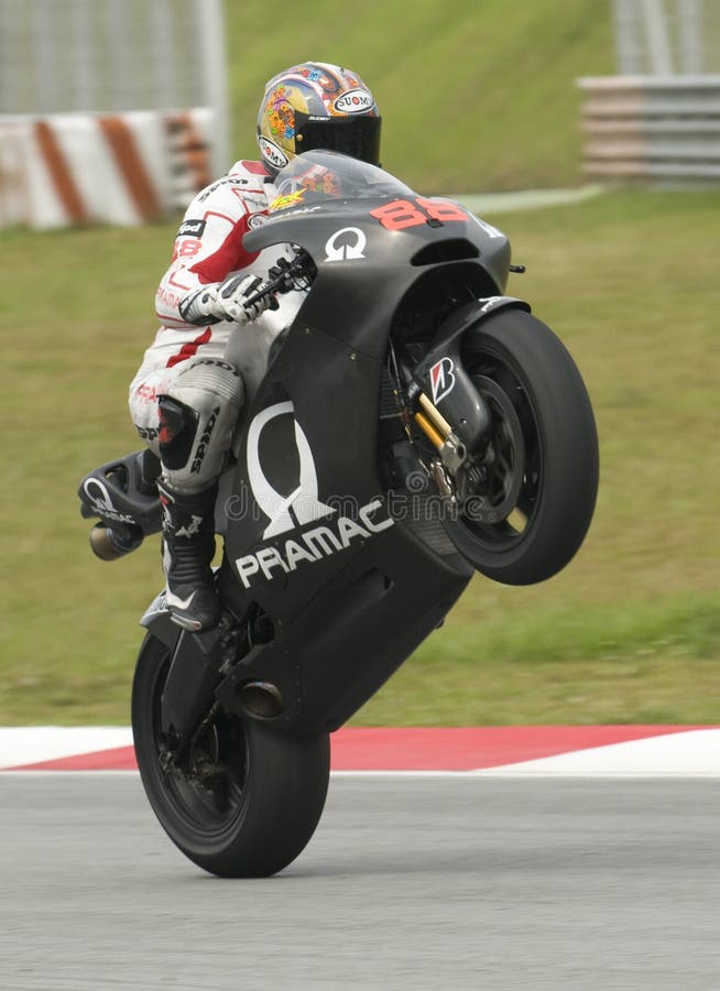 2009 Pramac Racing Rider Niccolo Canepa Editorial Photography - Image ...