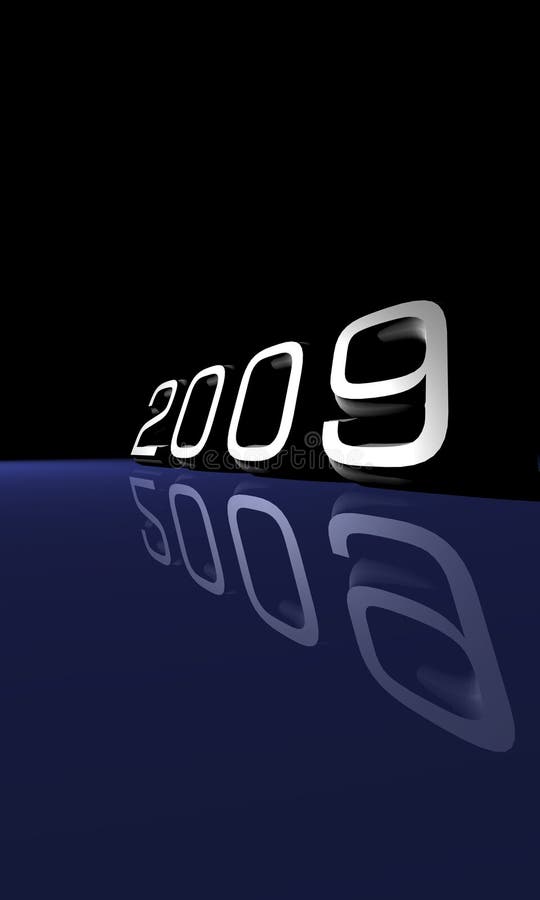 2009 year stock illustration. Illustration of party, greetings - 6471442