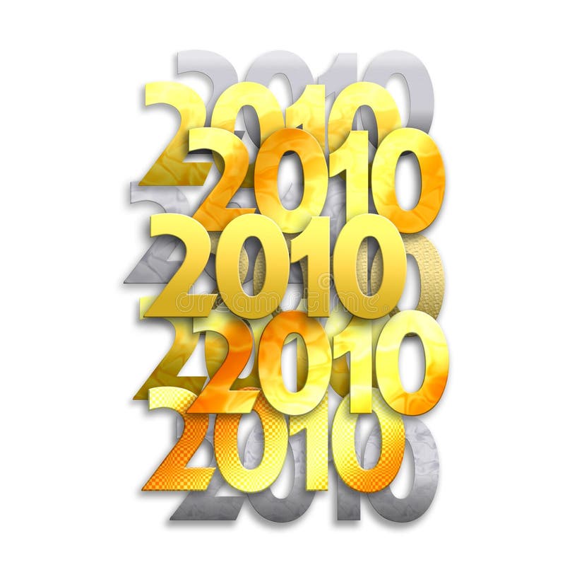 2010 stock illustration. Illustration of calendar, spring - 10746186