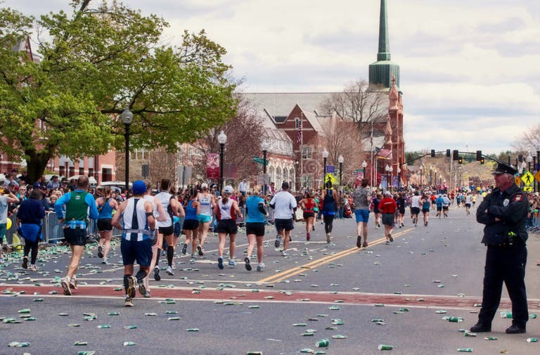 Marathon Mile Marker Stock Photos - Free & Royalty-Free Stock Photos ...