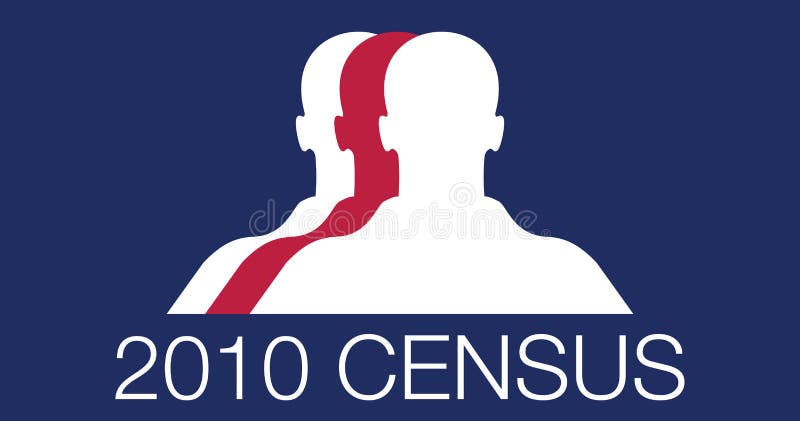 2010 Census stock illustration. Illustration of flag - 13229741