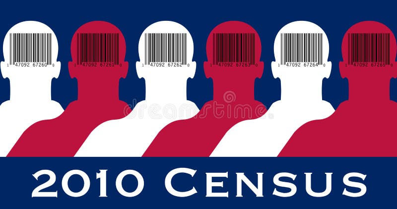 2010 Census stock illustration. Illustration of flag - 13229741