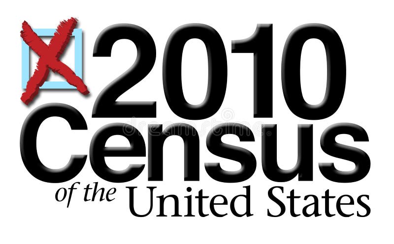 2010 Census stock illustration. Illustration of flag - 13229741