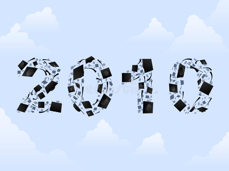 Class of 2010/eps stock vector. Illustration of celebrate - 12016530