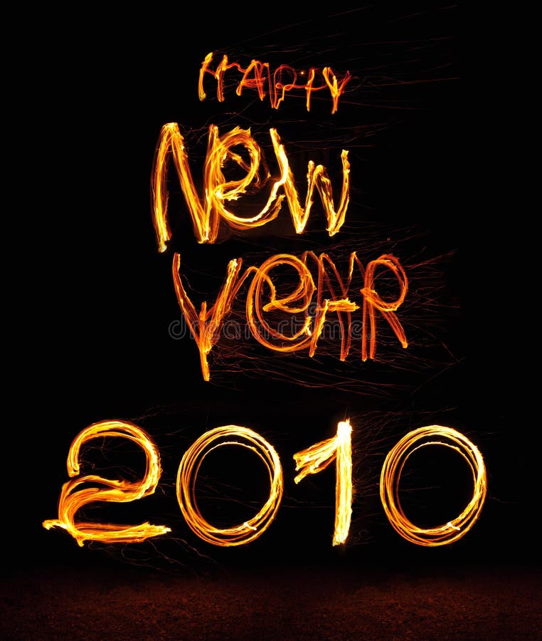 2010 Happy New Year stock photo. Image of isolated, happy - 10881364