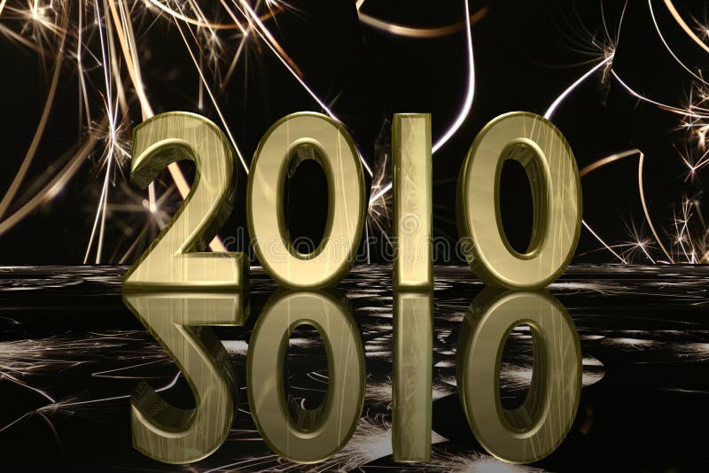 2010 New Year stock illustration. Illustration of white - 11386127