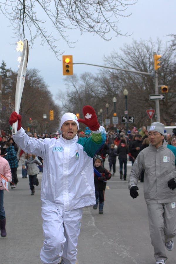 2010 Olympic Torch Run - Adam Van Koeverden Editorial Photography ...